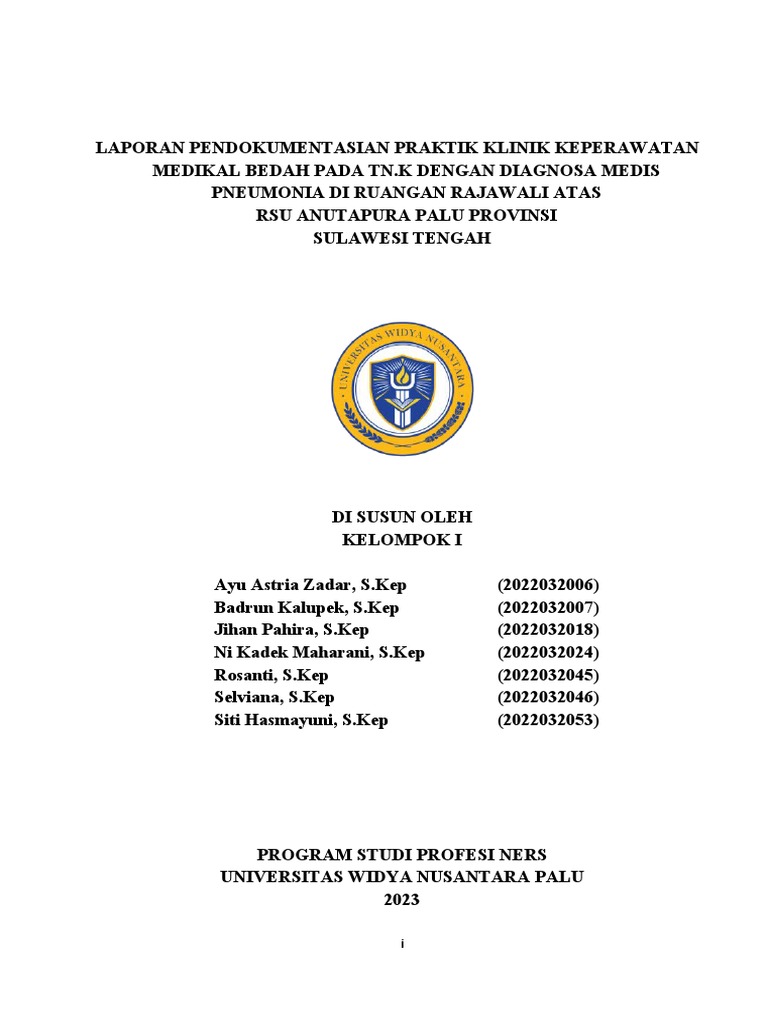 Laporan Seminar Akhir Stase KMB Kelompok 1 | PDF