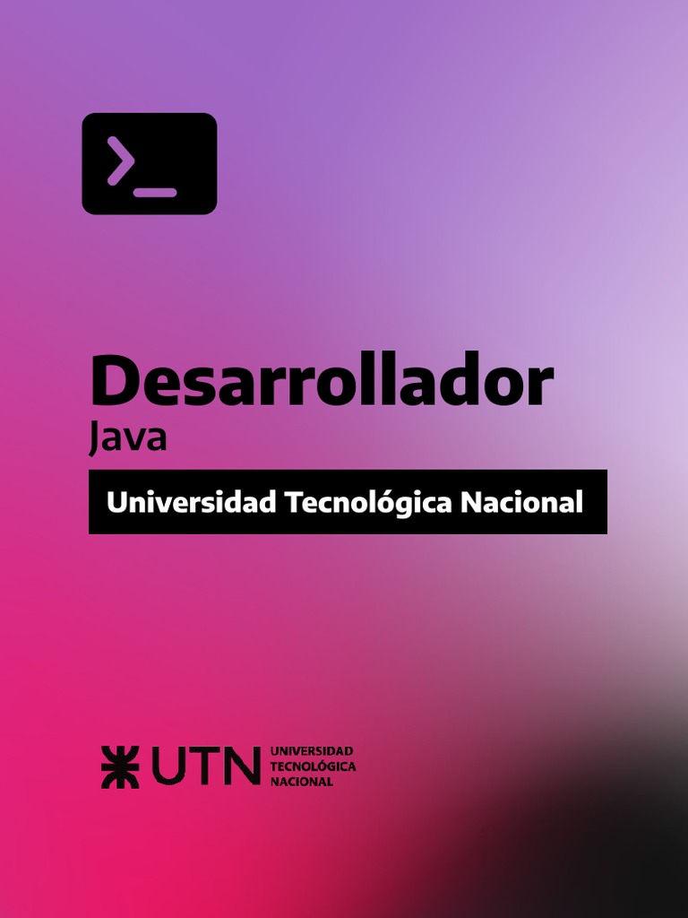 Utn - Desarrollador Java | PDF | Java (lenguaje de programación) | Redes