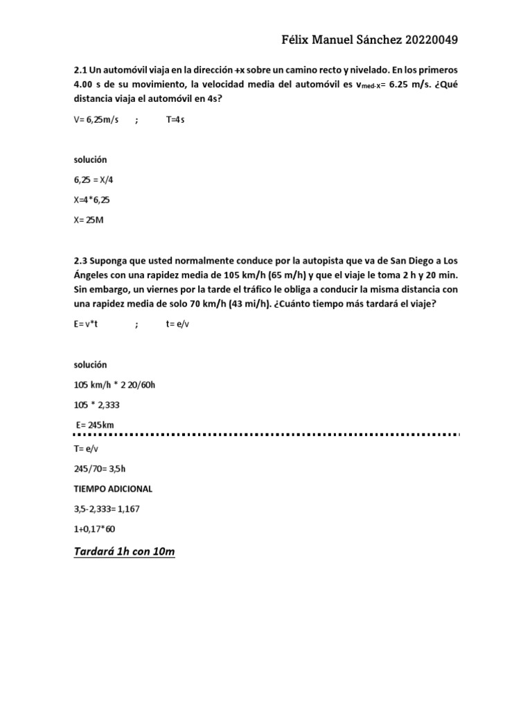 Movimientos en Una Dimension | PDF | Aceleración | Temblores