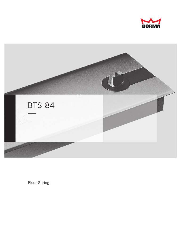 BTS 84 Technical - GB | PDF | Door | Fax