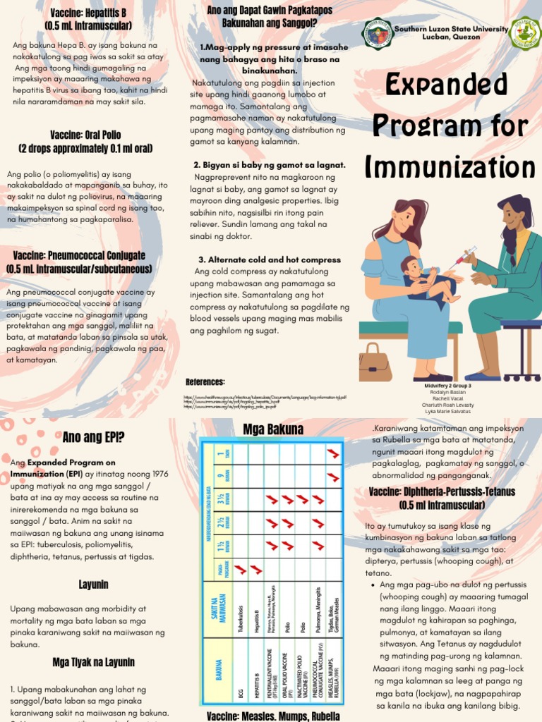Expanded Program For Immunization: Nang Bahagya Ang Hita o Braso Na Binakunahan | PDF