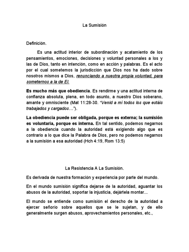 La Sumisión | PDF | Dios