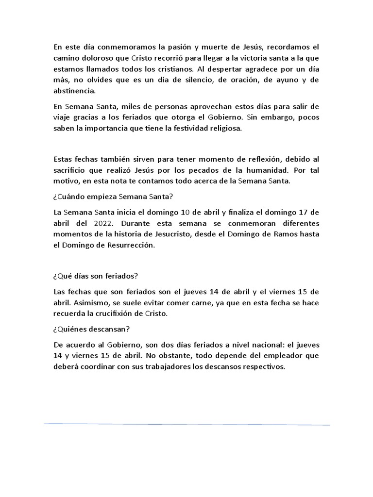 Reli | PDF | Pascua de Resurrección | Jesús