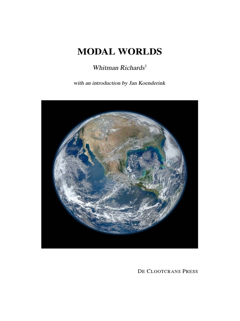 Modal Worlds: Whitman Richards | PDF | David Hume | Phenomenology ...