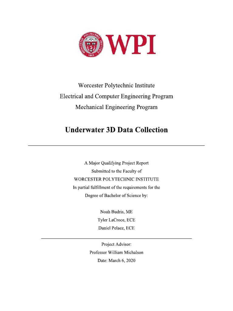 Underwater 3d Data Collection | PDF