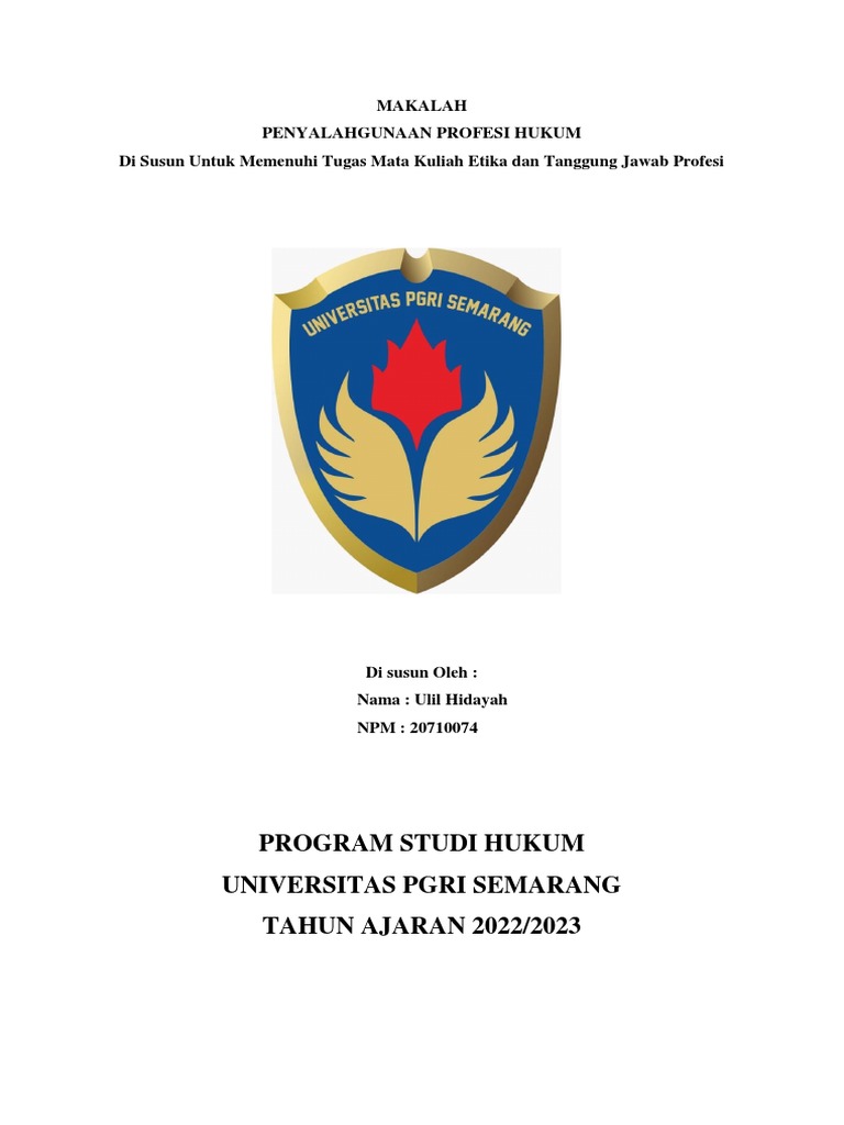 Makalah Etika Dan Tanggung Jawab Profesi | PDF Makalah Etika Dan Tanggung Jawab Profesi | PDF