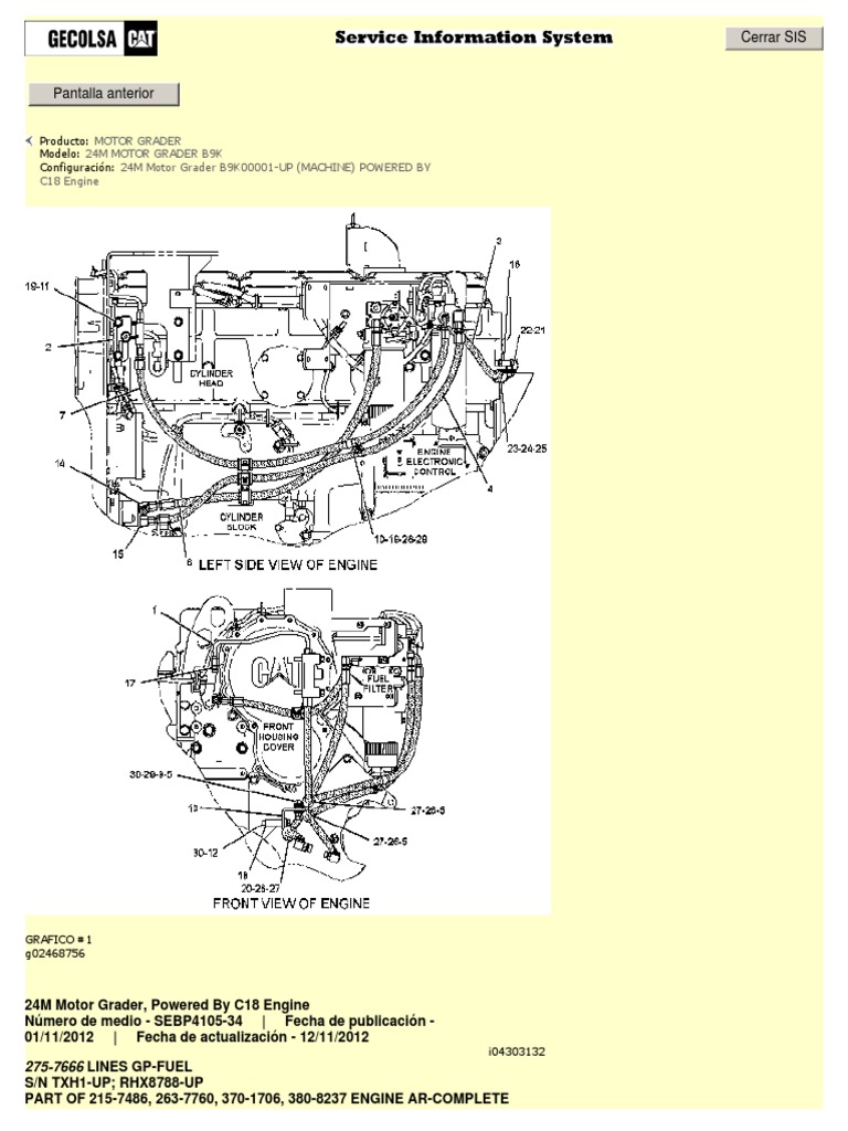 275-7666 LINES GP-FUEL TXH1up RHX8788up | PDF