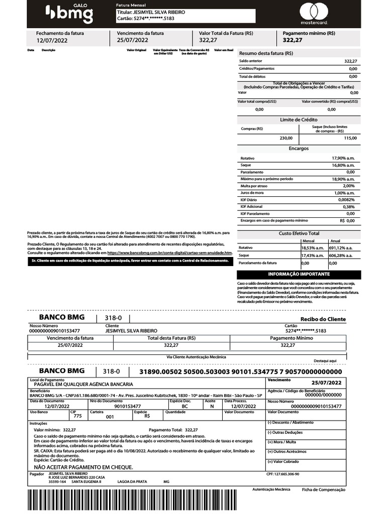 Banco BMG | Download grátis PDF | Business | Economias