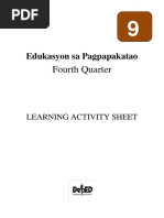 ESP 9 3rd Quarter Exam SY 2016-2017 | PDF
