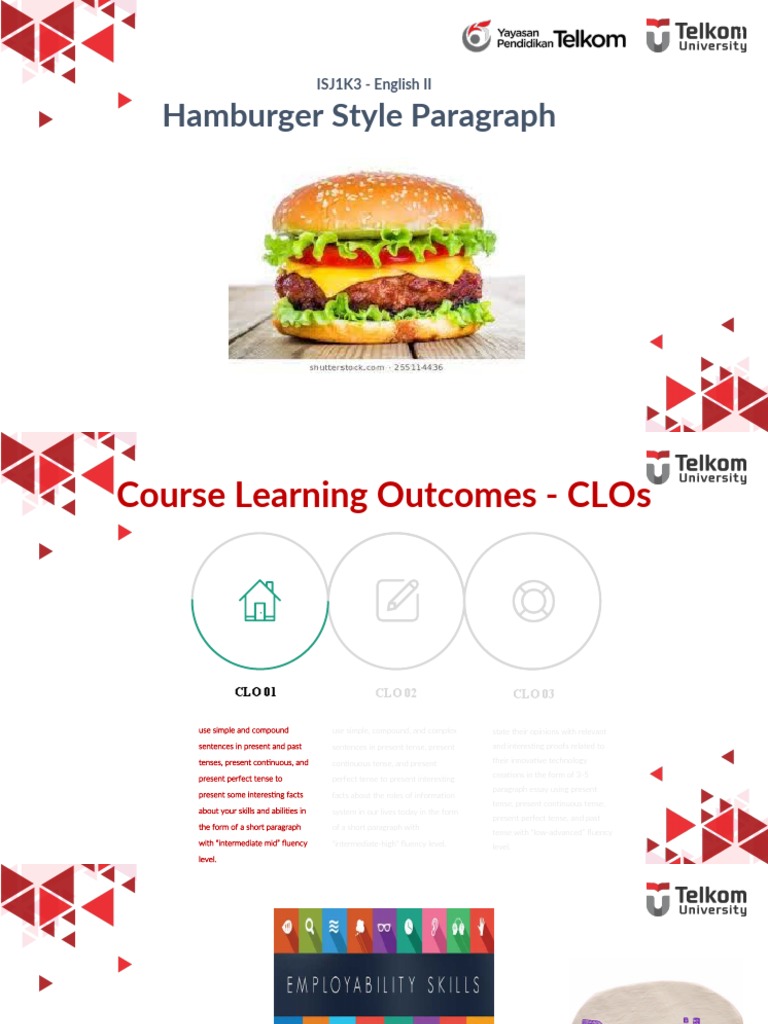 Hamburger Style Paragraph: ISJ1K3 - English II | PDF | Paragraph | Essays