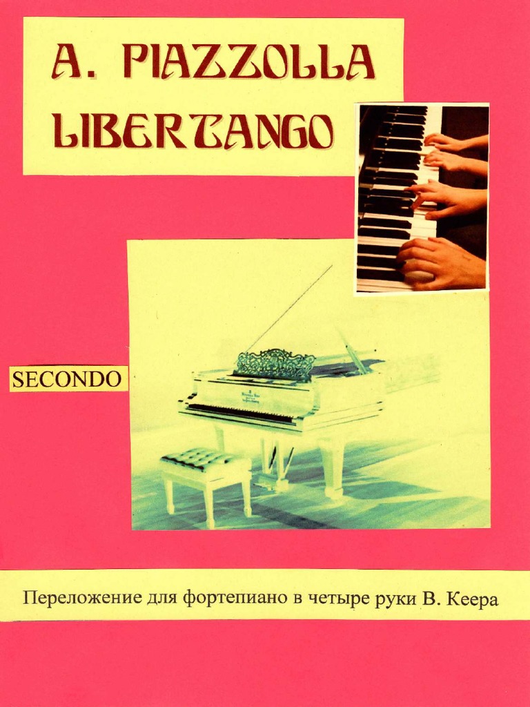 Piazzolla - Libertango A 4 Manos - Secondo | PDF
