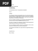 Request Letter To Assessors Office | PDF | Public Law | Common Law
