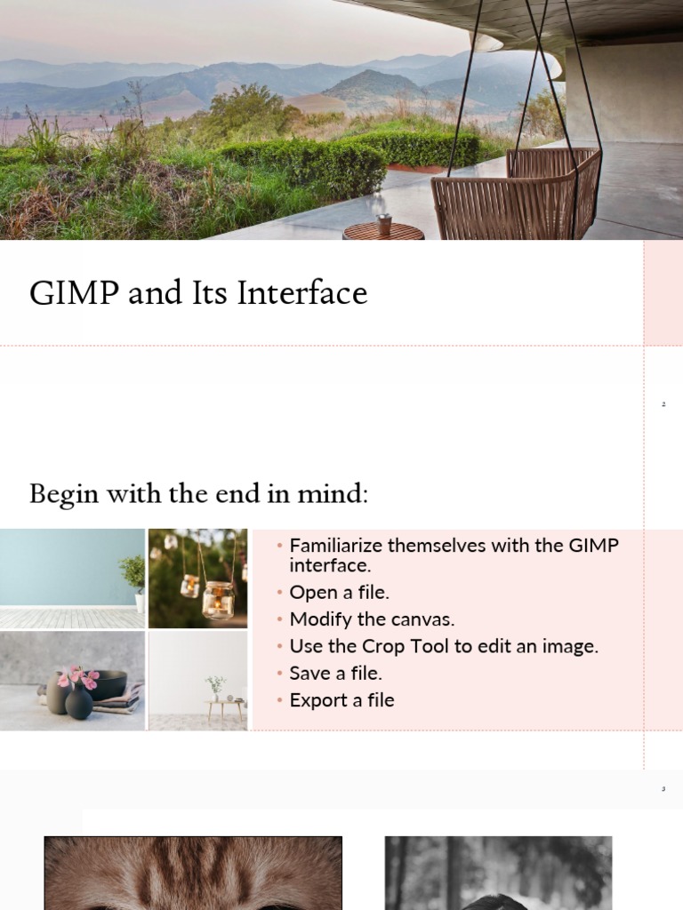 Lesson 1 Gimp and Its Interface | PDF | Computing | Software
