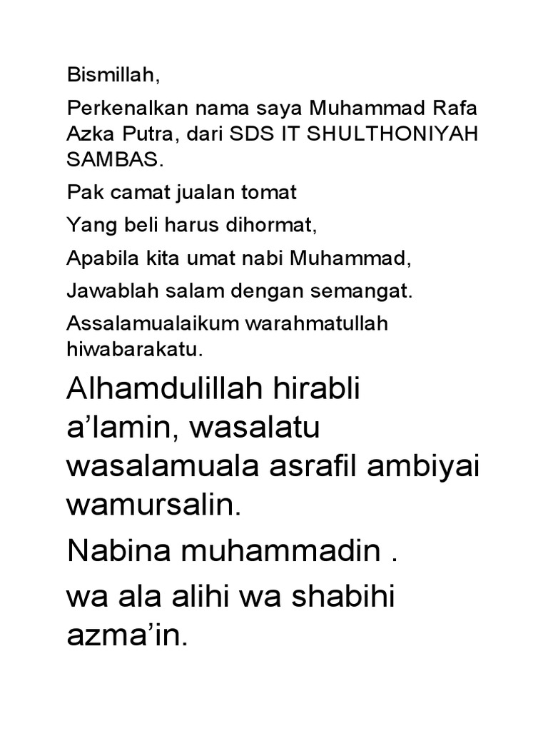 Bismillah | PDF | Agama & Spiritualitas | Gaya Hidup