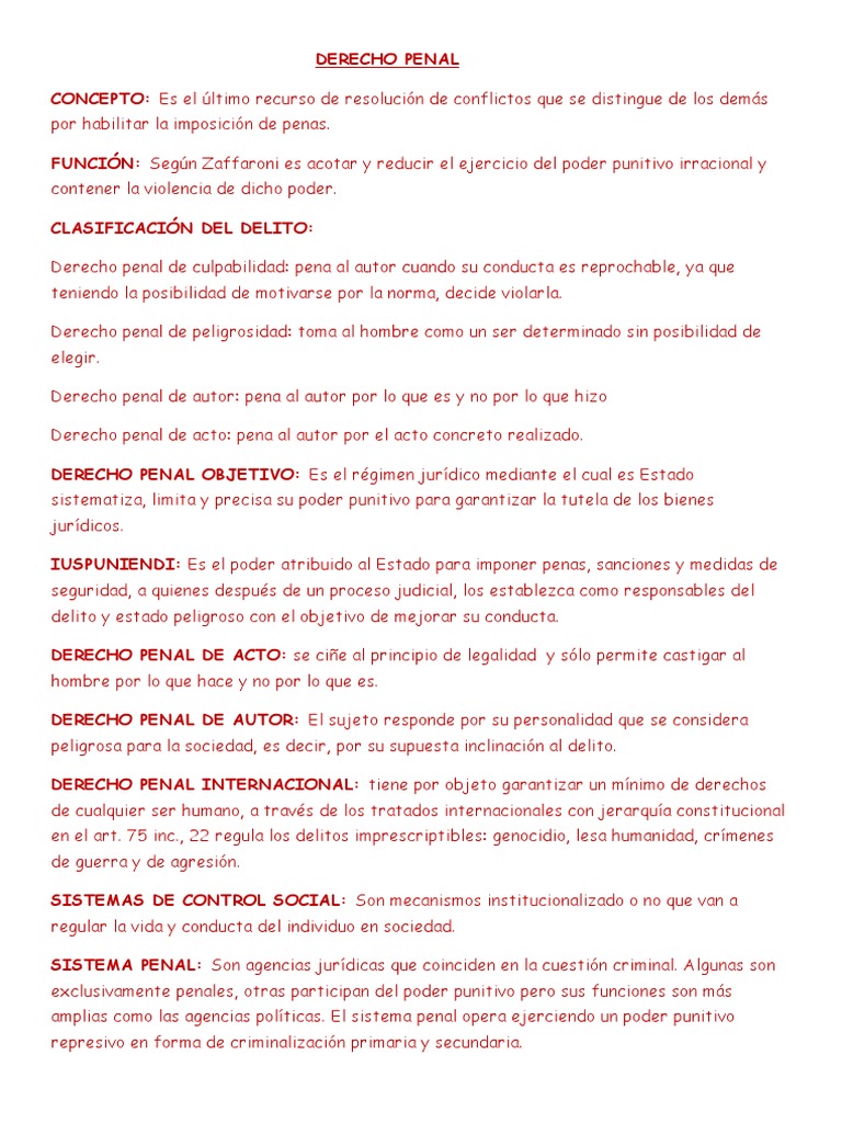 Derecho Penal Parte General Pdf Derecho Penal Intención Derecho