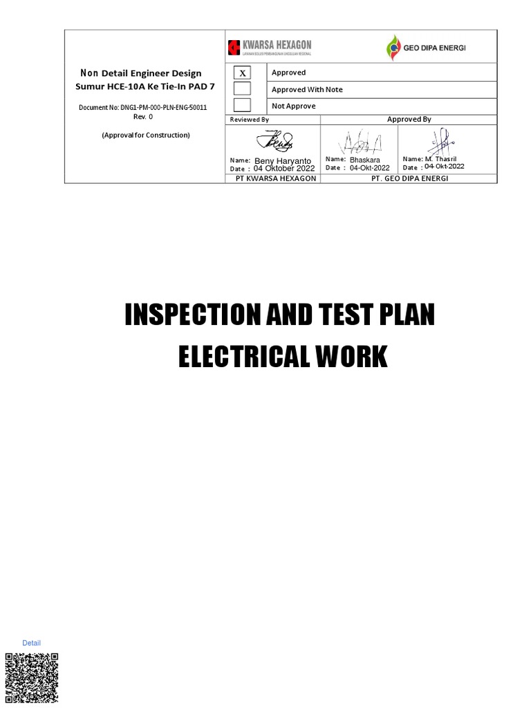 Itp Electrical Work | PDF | Electrical Wiring | Electrical Equipment