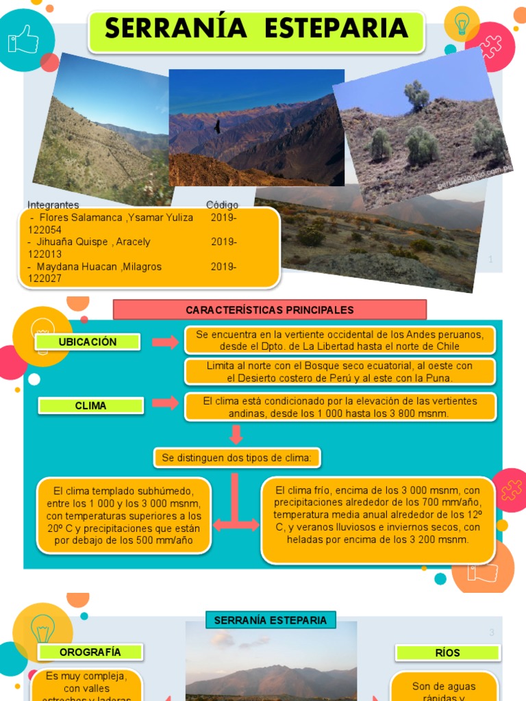 Características de la Serranía Esteparia | PDF | Clima | Ciencias de la ...