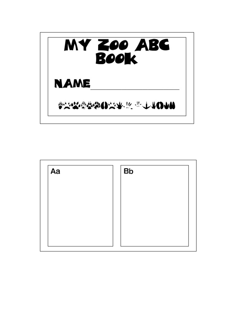 My Zoo Abc Book: Name - Kljrioplewqasnm | PDF