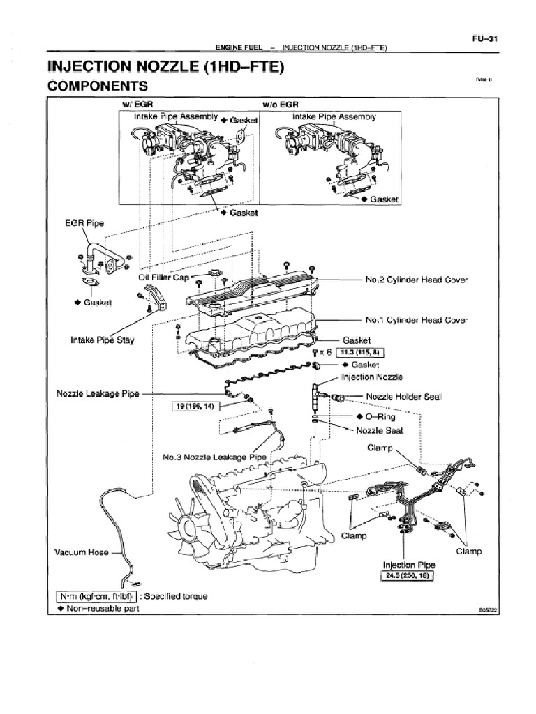 1HD-FTE Injectors | PDF