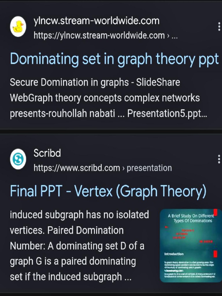 Dominating Set | PDF | Computers