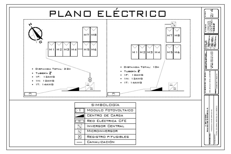 Plano Electrico | PDF | Ingenieria Eléctrica | Cantidades fisicas
