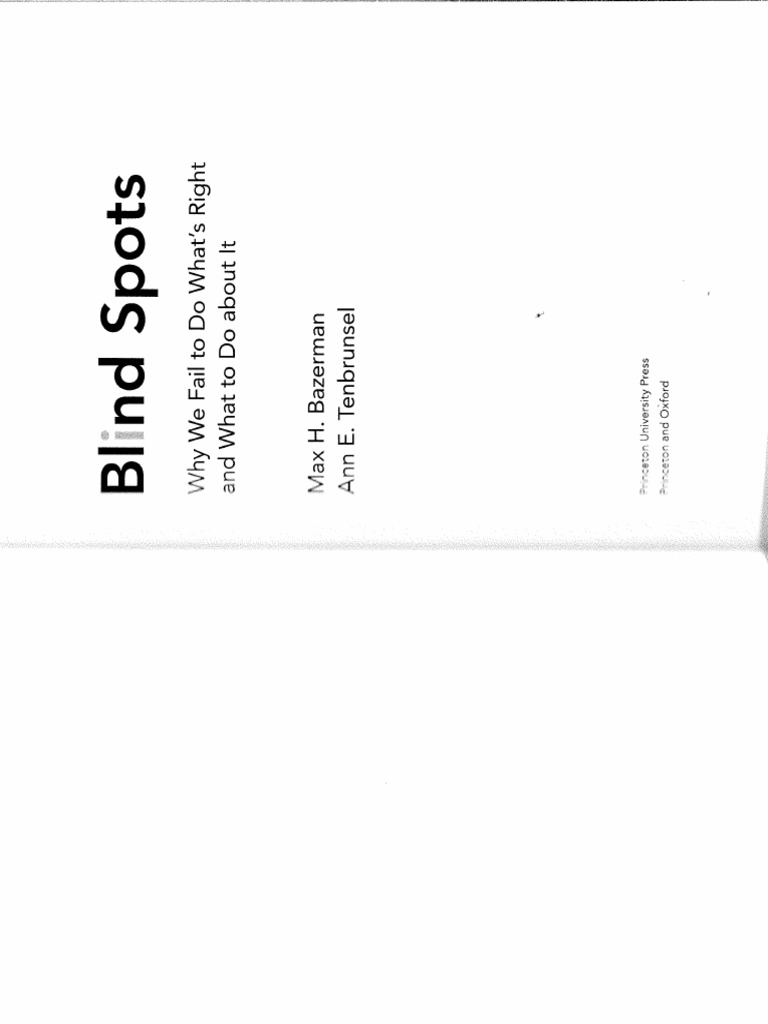 Blind Spots | PDF