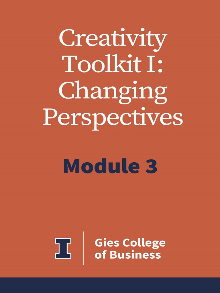 MBA 552 MOOC 1 Module 3 | PDF | Thought | Creativity