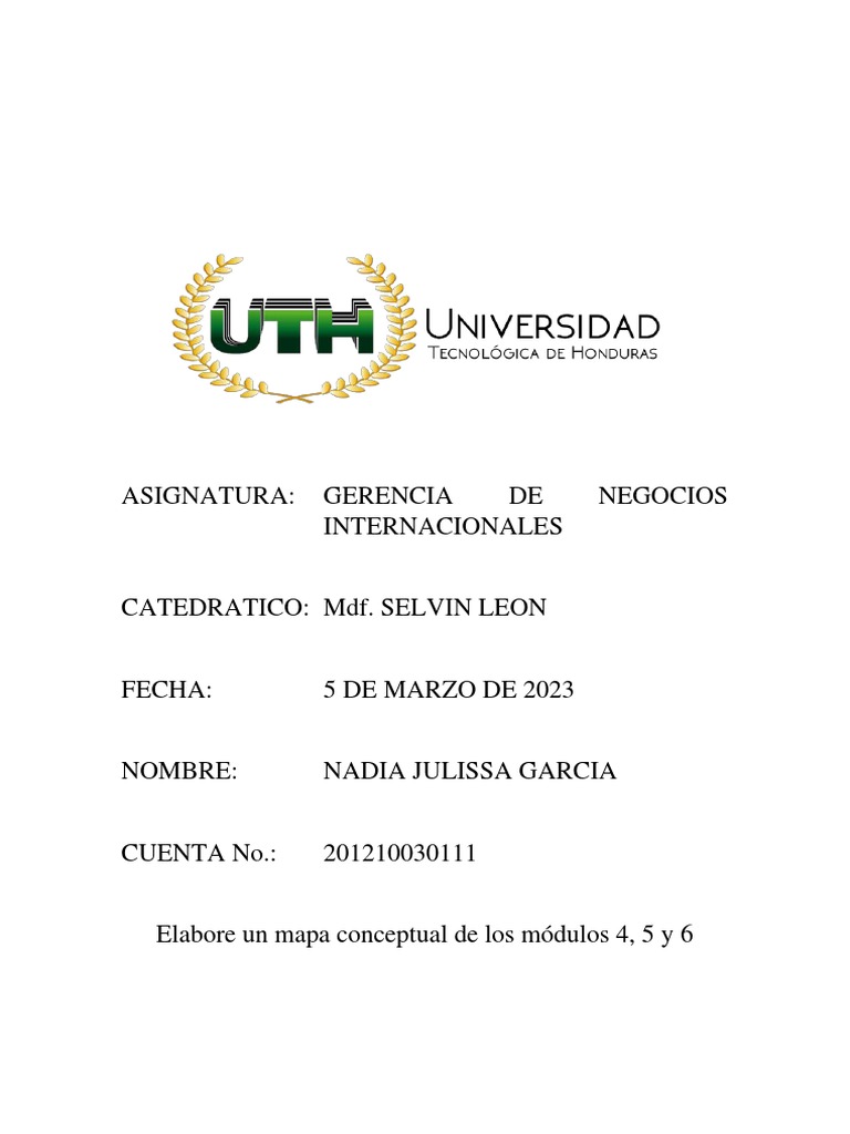Tarea Mapas Conceptuales Mods. 4-5-6 | PDF