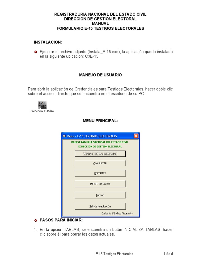 Guía para el registro y emisión de credenciales de testigos electorales ...