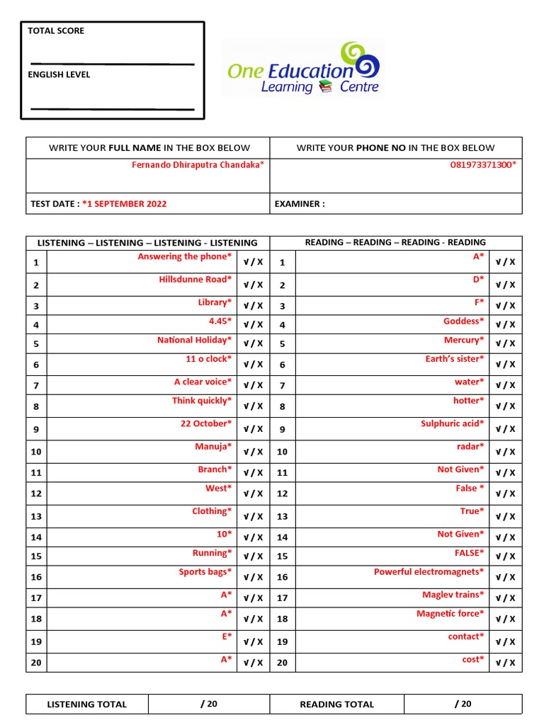 Ept Answer Sheet | PDF | Physical Sciences | Electromagnetism