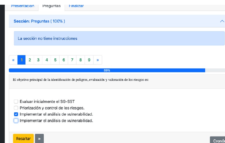 Evaluacion 1 SSGV | PDF