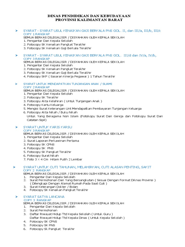 Kumpulan Syarat-Syarat Baru | PDF