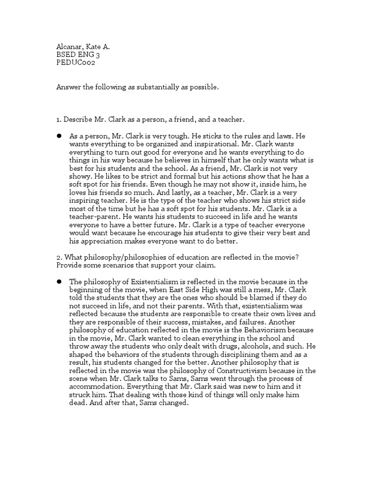 Film Analysis | PDF | Adolescence