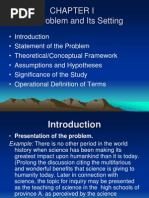 Chapter 1 The Problem and Its Background | PDF | Theory | Conceptual ...