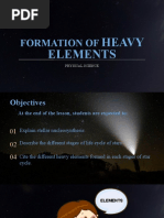 Formation and Synthesis of Heavier Elements | PDF | Stars | Chemical ...