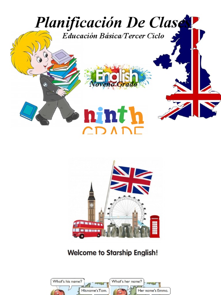 9 Grado English | PDF | Idiomas | Estudios de idiomas extranjeros