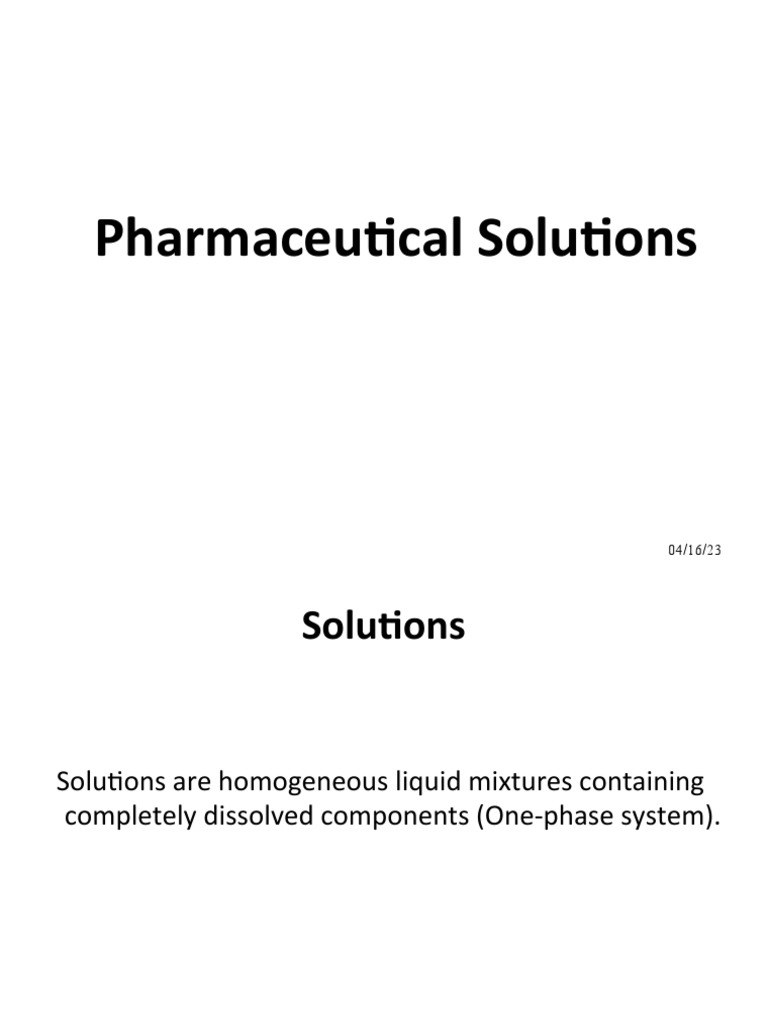Final Solutions | PDF | Solubility | Sugar Substitute