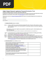 2025 SCH Selection Form - New1 | PDF