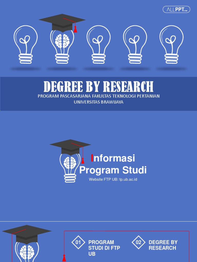 "Program Riset Pascasarjana FTP UB" | PDF