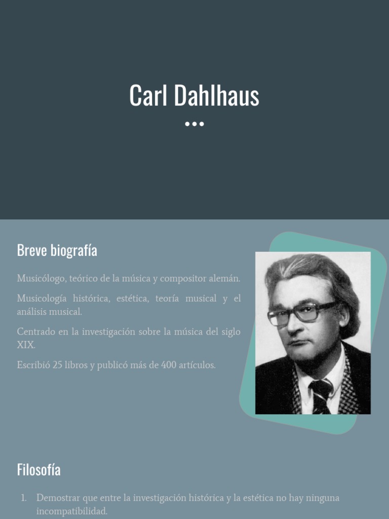 Carl Dahlhaus | PDF | Musicología | Teoría