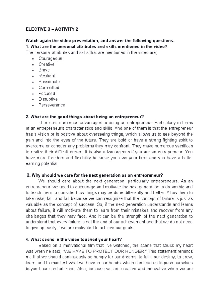 Elective 3 - Act. 2 | PDF