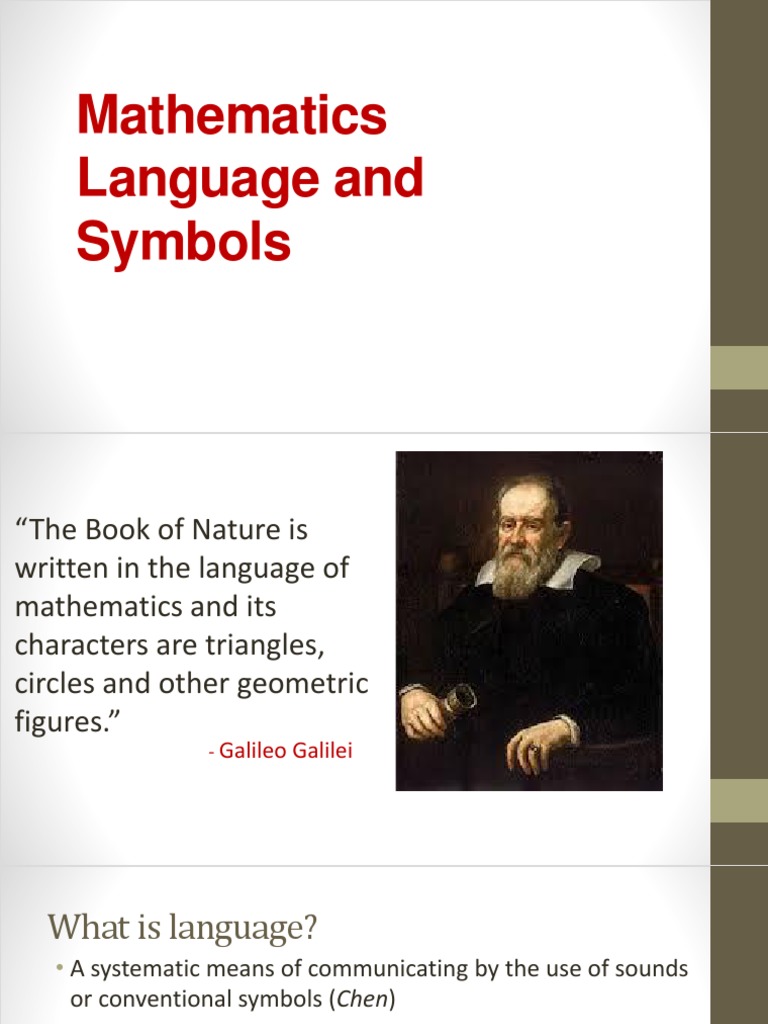 Mathematics Language and Symbols | Download Free PDF | Variable ...