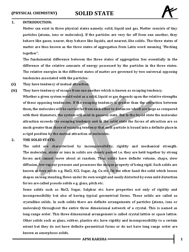 Sheet | PDF | Crystal Structure | Solid