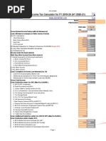 Turnover Declaration Letter Form | PDF | Taxes | Signature