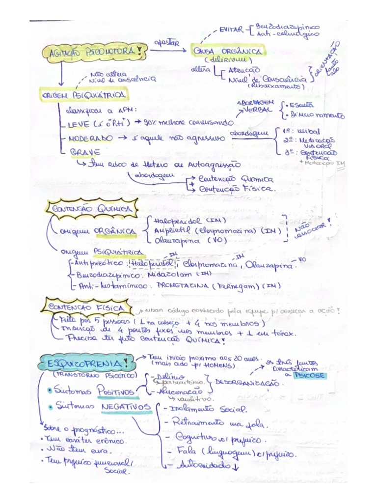 Revisão Psiquiatria - AV1 | PDF