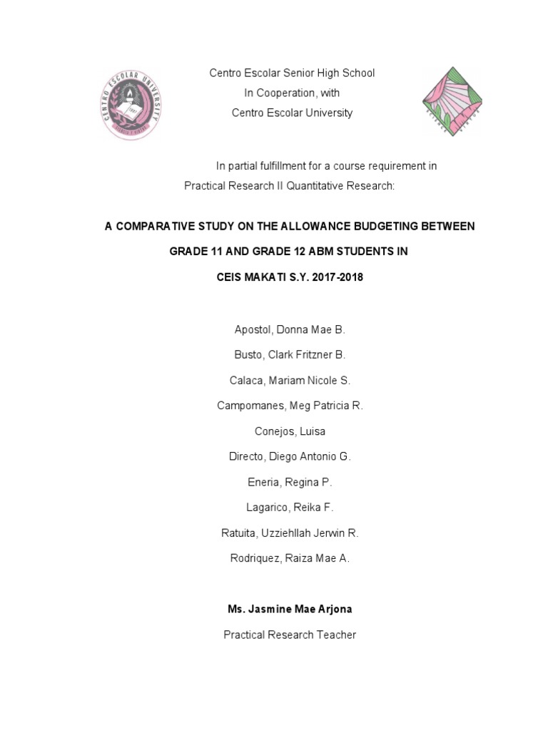 Front Page Approval Acknowledgement Sheet Table of Contents | PDF ...