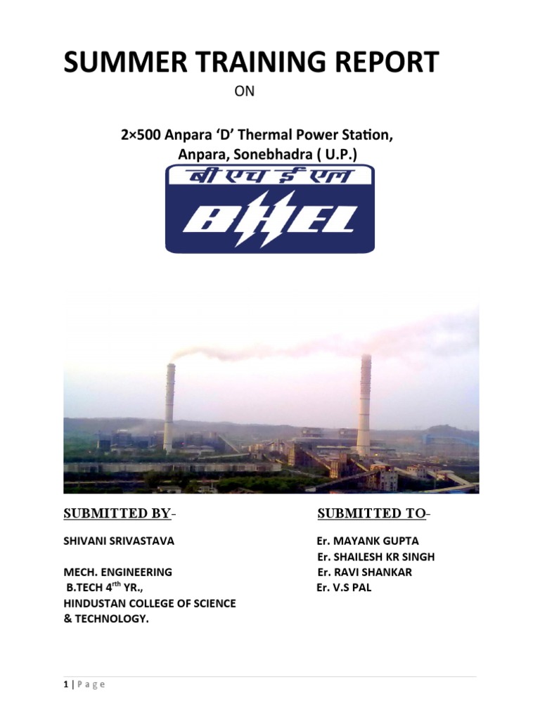 Shivani Report | PDF | Boiler | Pump