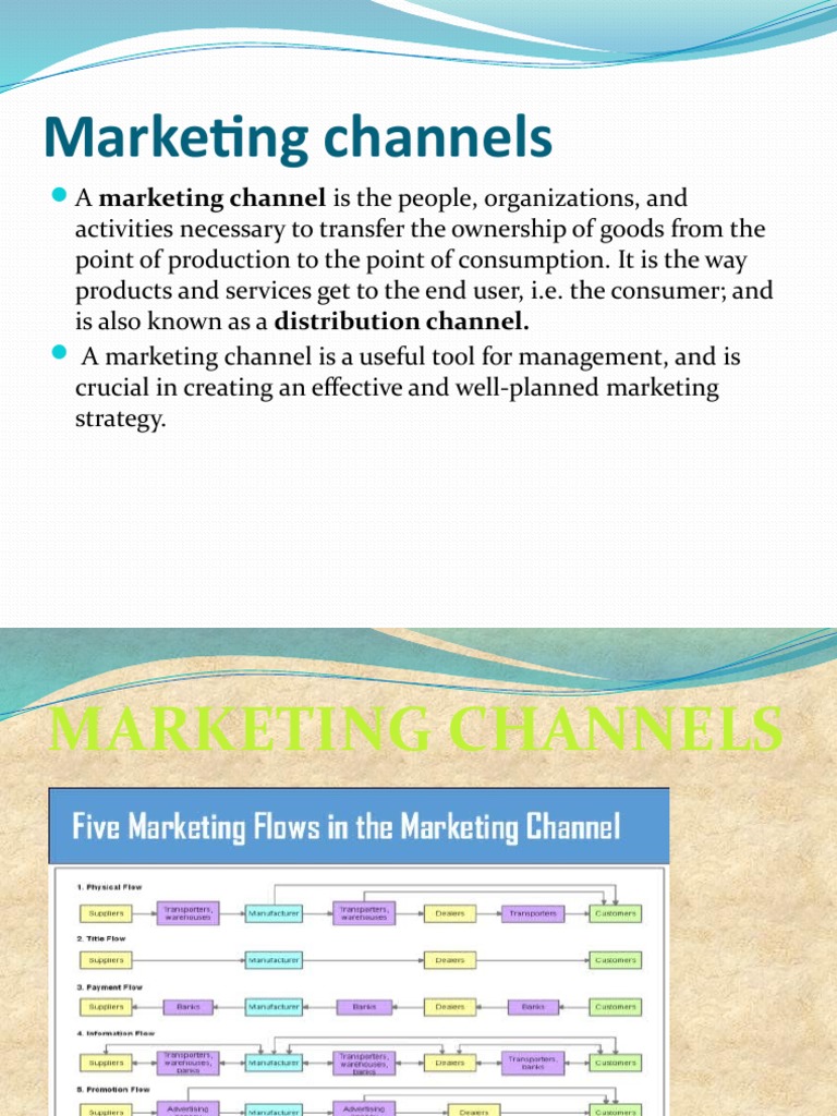 BMS PPT MKTG Channels-1 | PDF | Retail | Marketing