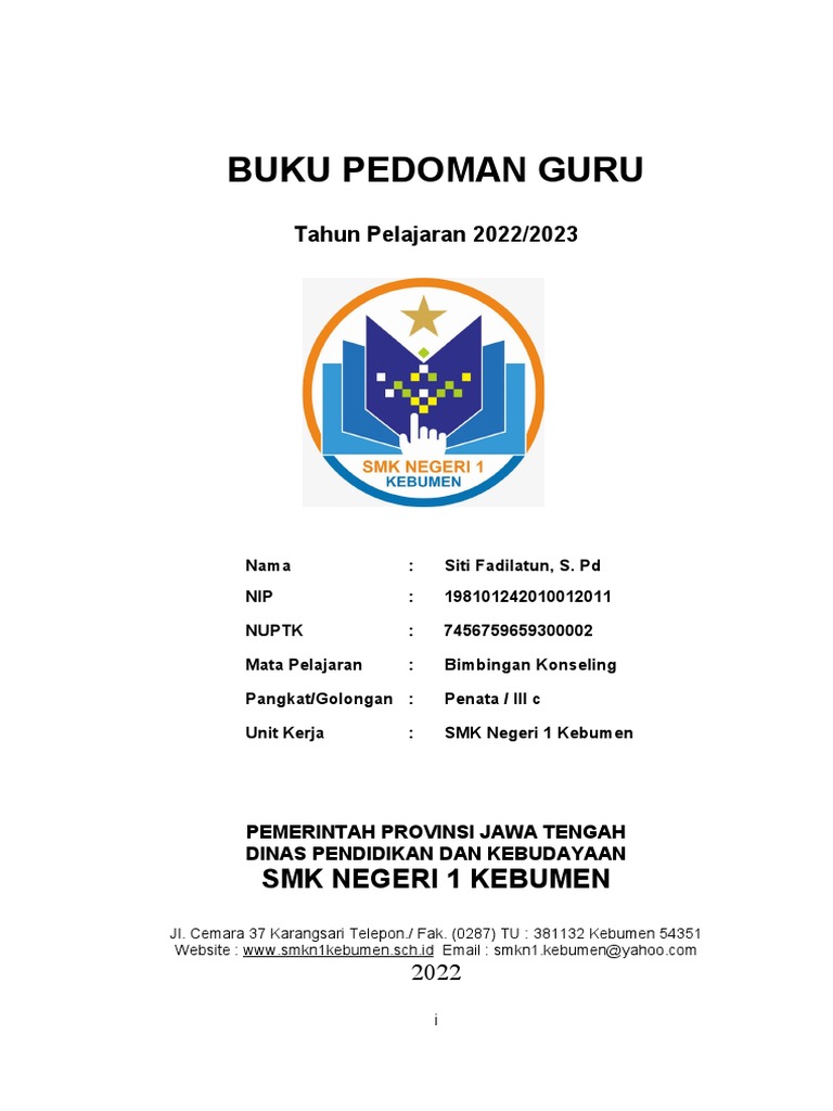 Buku Pedoman Guru 2022/2023 | PDF