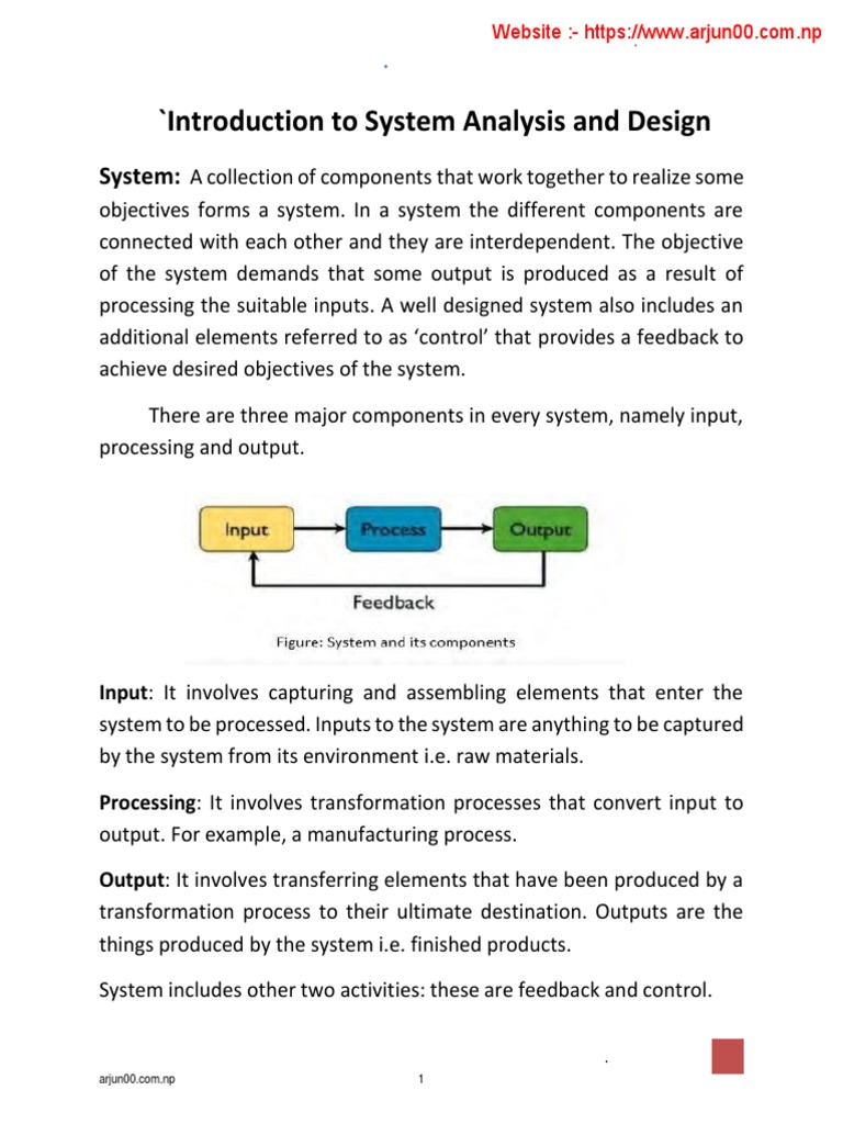'Introduction To System Analysis and Design | PDF | Software Development Process | Reliability ...
